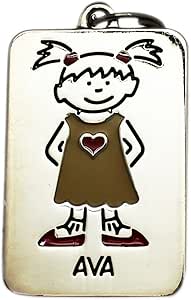 Amazon.com: Ava Name Tag Charm by Ganz: Clothing, Shoes & Jewelry