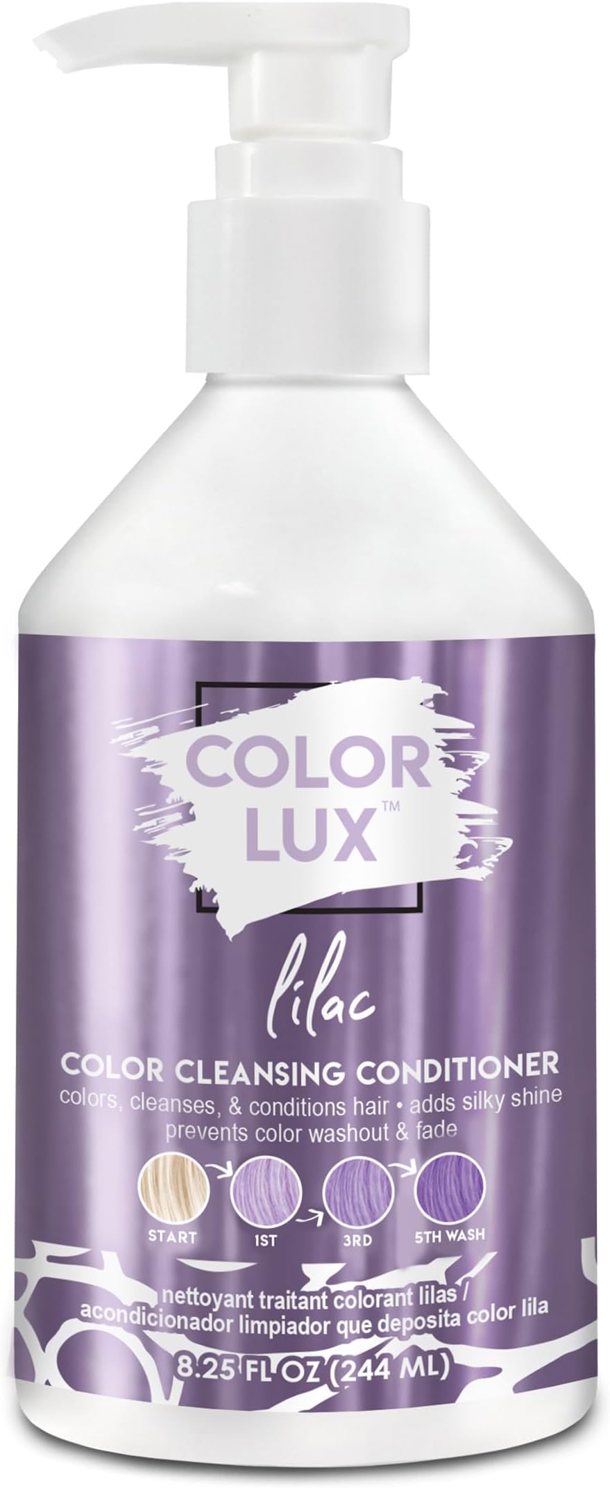 Amazon.com : Color Lux Color Cleansing Conditioner, Lilac, 3-in-1 Color ...