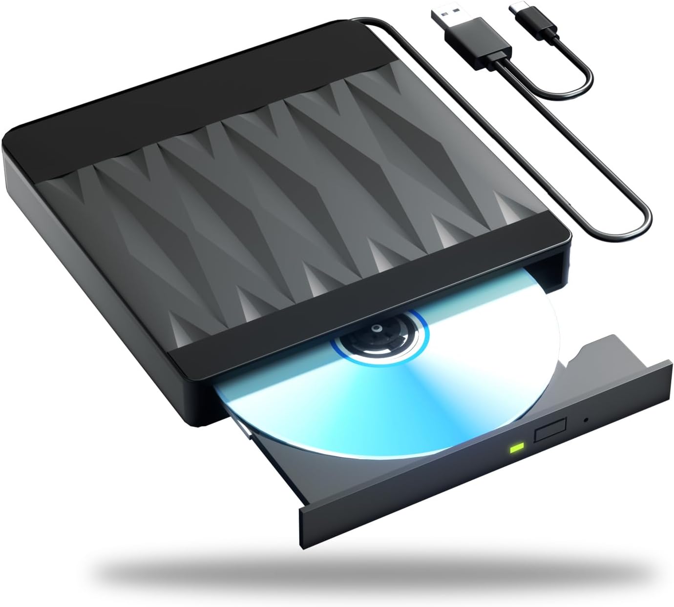 Amazon.com: Taopjwr External Blu ray Drive, Blu Ray Burner USB 3.0 and ...