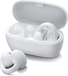 TONEMAC Q7 Ear Clip Headphones Bluetooth,13mm Drivers Wireless Earbuds ...