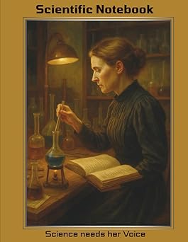 A4 Lab Notebook for Women in STEM | Science Journal with Graph Paper ...