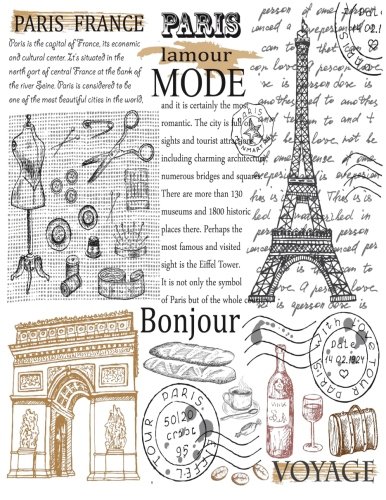 Paris France: Large Coffee Table Book; Paris Decor in all Departments ...