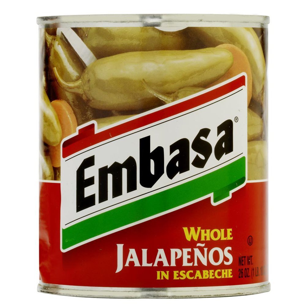 Amazon.com : EMBASA Nacho Sliced Jalapeño Peppers, 11 Oz Jar (6-pack ...