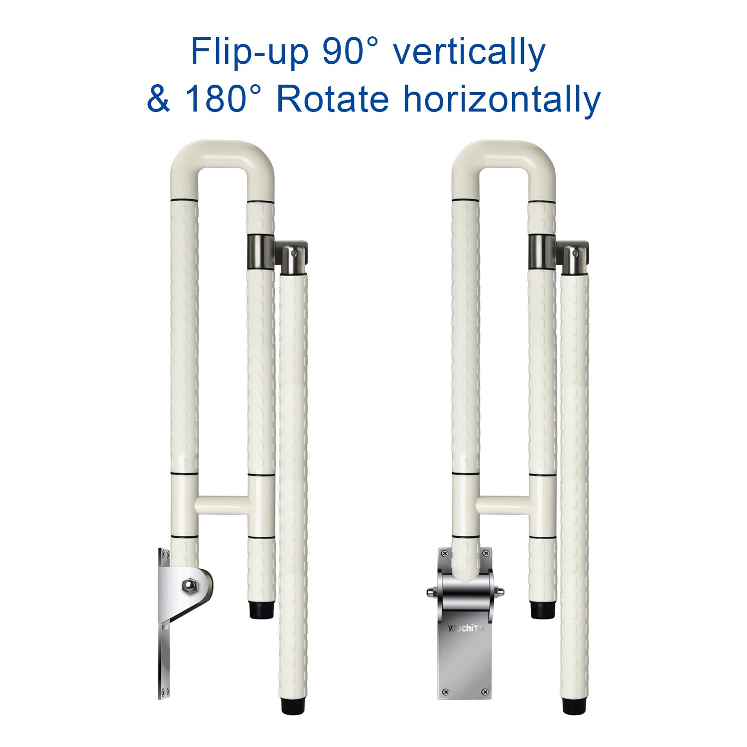 Buy Handicap Grab Bars, Grab Bars for Bathroom, Foldable Stainless ...