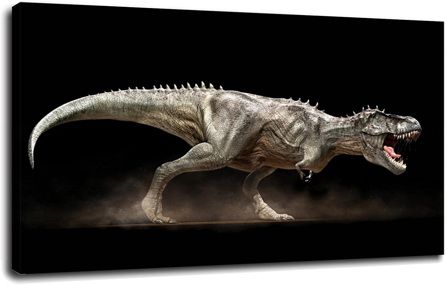 Amazon.com: SSDDKL Dinosaurs Tyrannosaurus Rex Poster Wall Art Canvas ...
