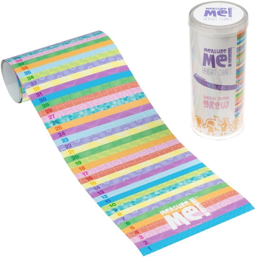 Amazon.com: Measure Me! Baby Roll-up Growth Height Chart for Children ...