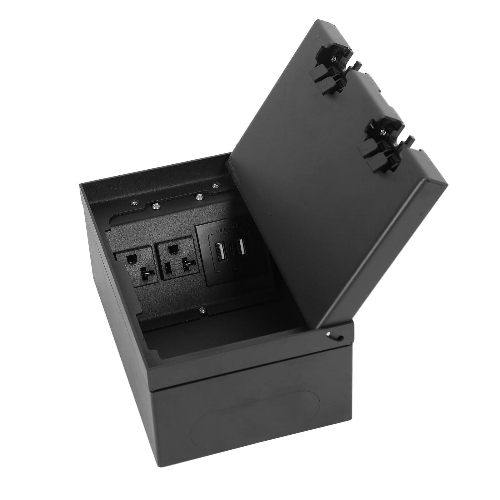 Snapklik.com : Recessed Flat Hidden Socket Kit Electrical Floor Box ...
