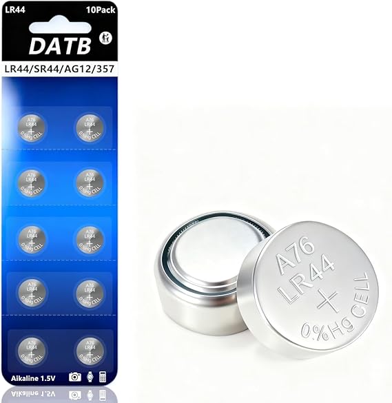 Amazon.com: DATB 10 Pack LR44 SR44 303 A67 AG13 357 Battery with Long ...