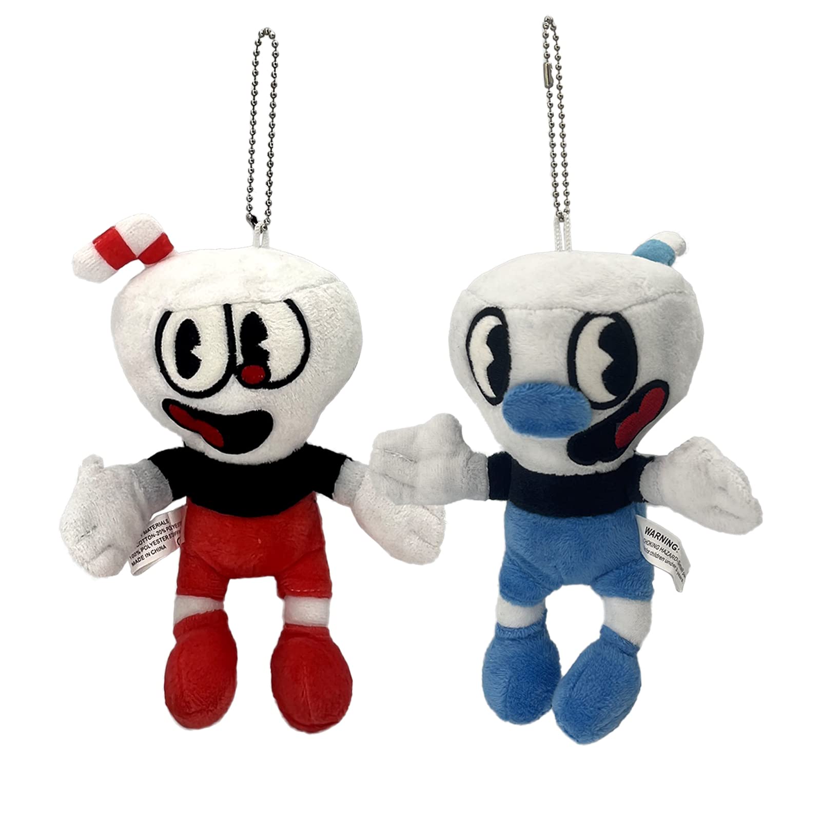 Buy Cuphead Mugman Plush Stuffed Animals Cuphead Figure Toys 6.3inch ...