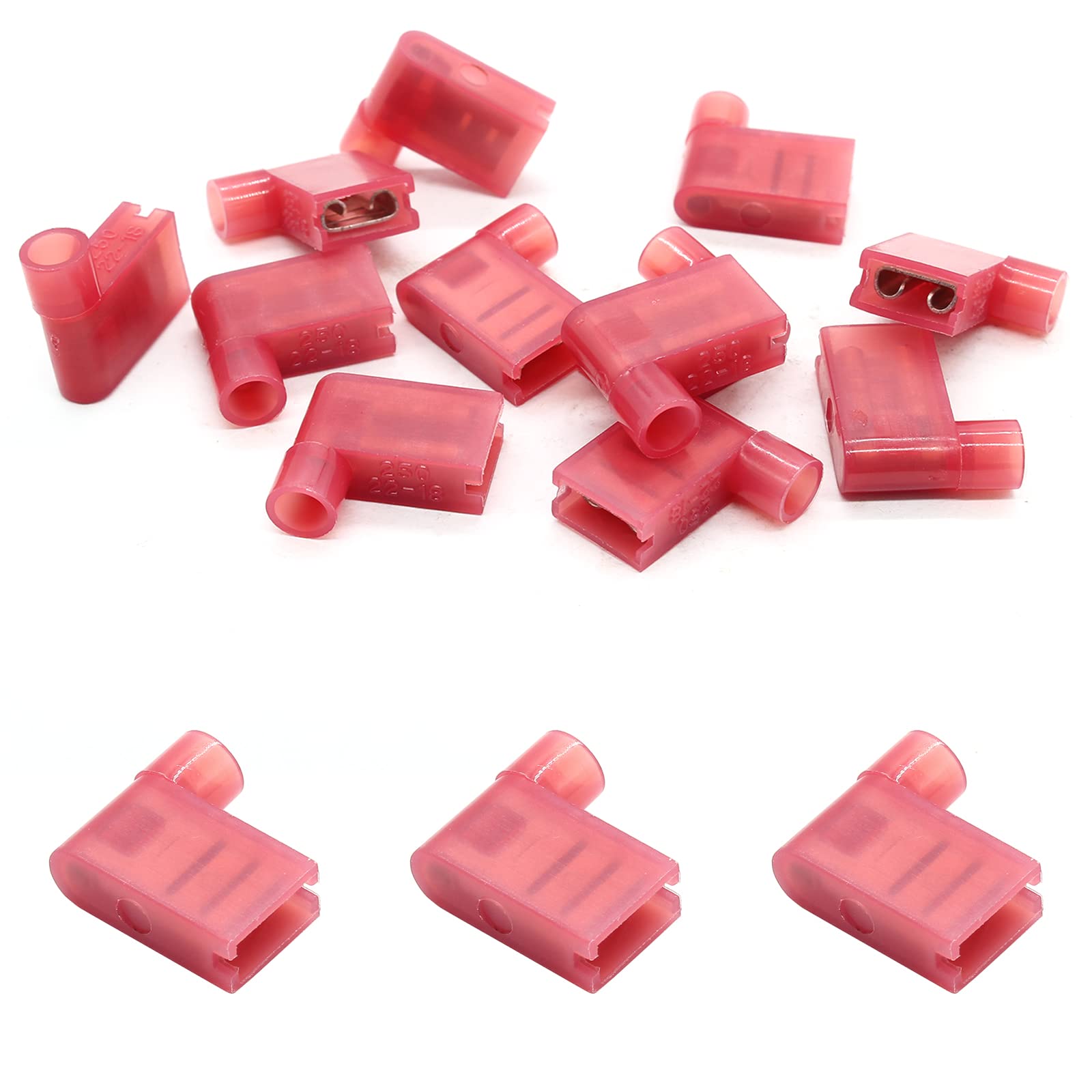 Snapklik.com : Kyuionty 60 Pcs Nylon Flag Spade Female Terminal ...