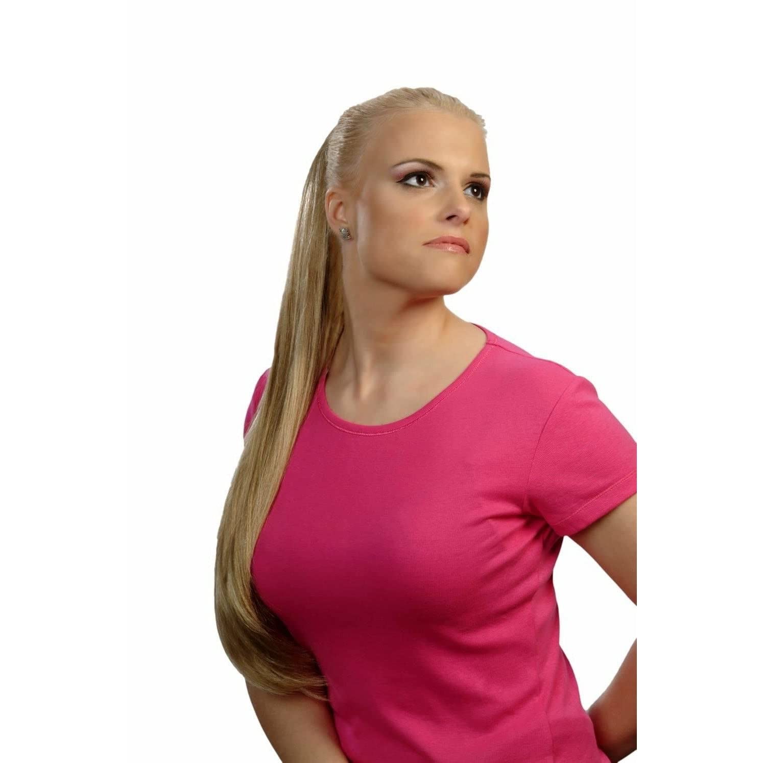 Amazon.com : VIP Synthetic Drawstring Ponytail - Opal - R10 Chestnut ...