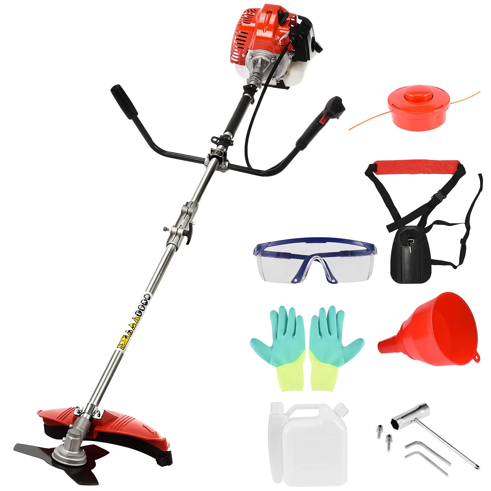 Buy 52CC String Trimmers Straight Shaft Brush Cutter oline Powered ...