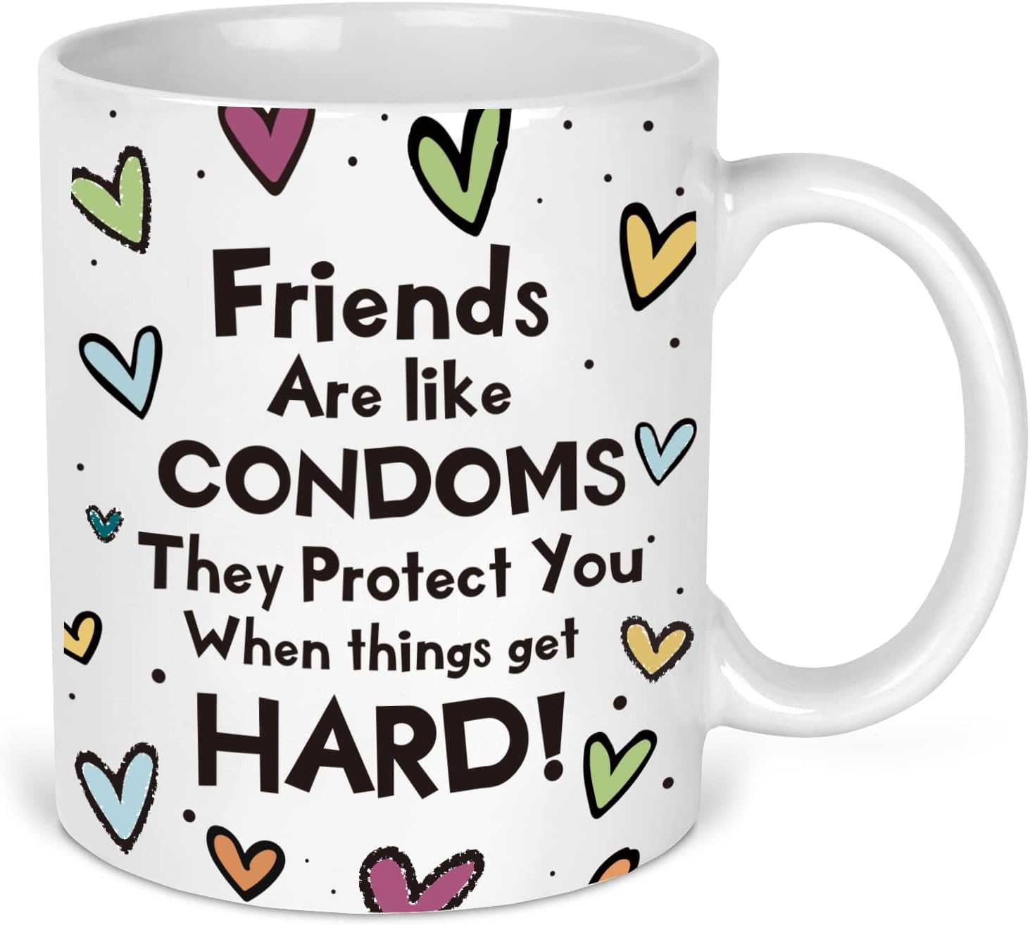 11oz Funny Friends Bras Quotes Mug, Friends Support Quotes Best Choice ...