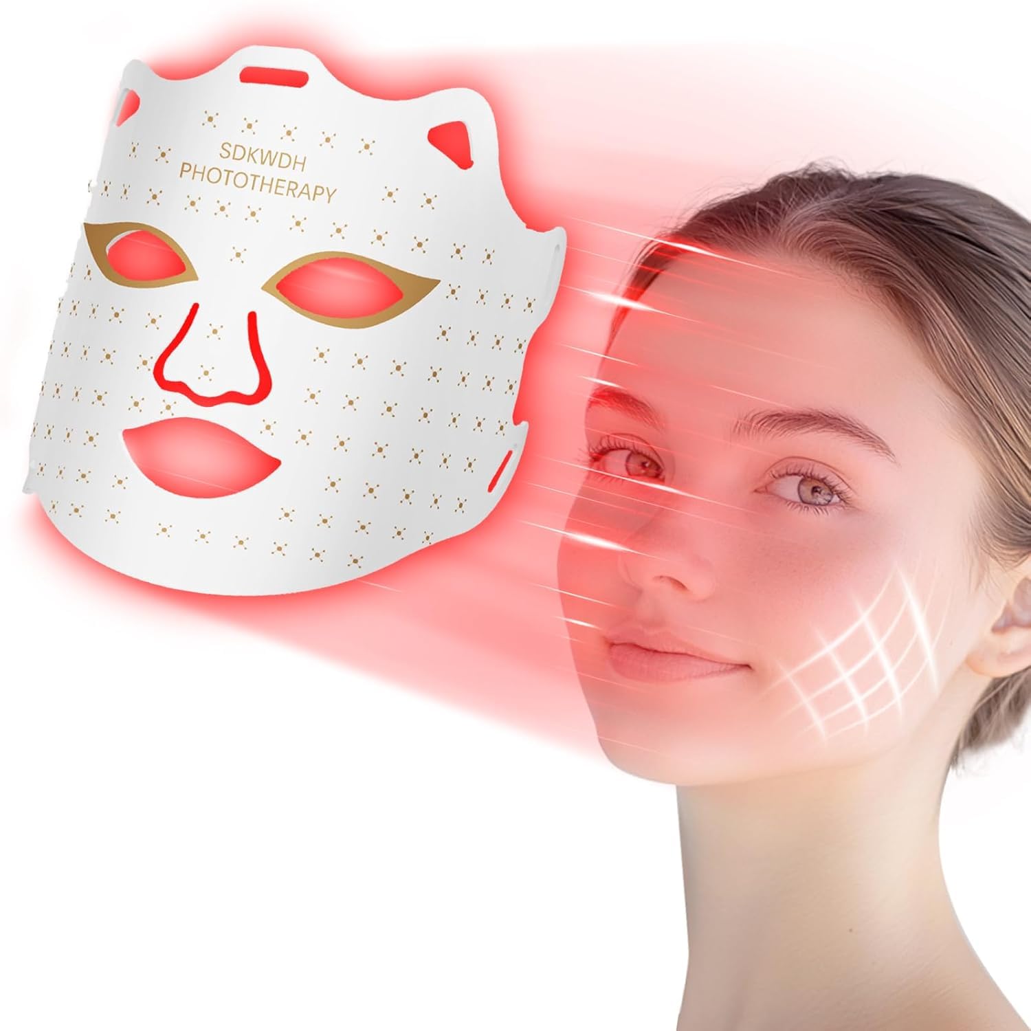 Buy Red Light Therapy for Face, 7 Colors LED Face Light Therapy At Home ...