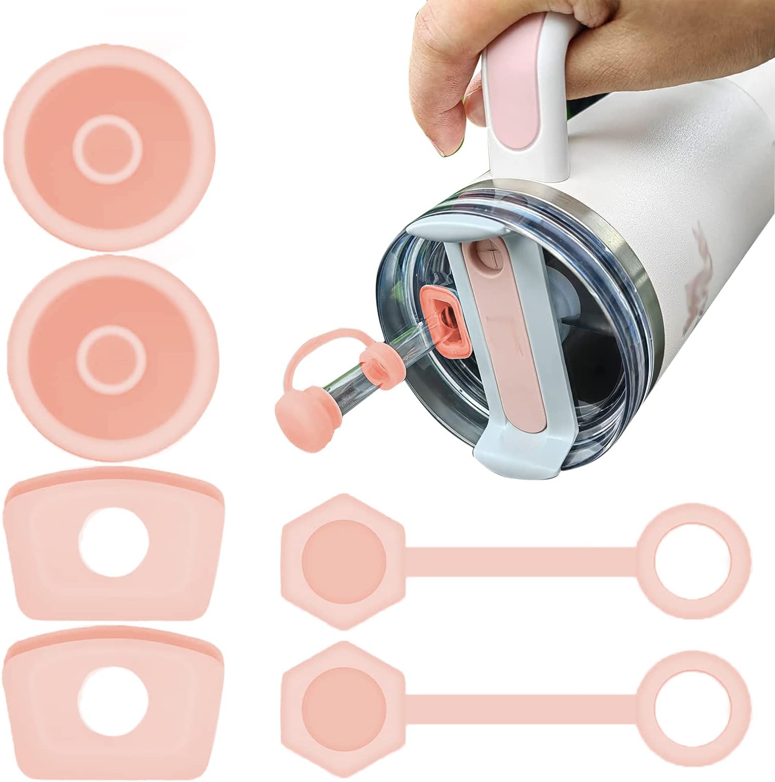 Amazon.com: Spill-Proof Silicone Accessory Set for Stanley Cups ...