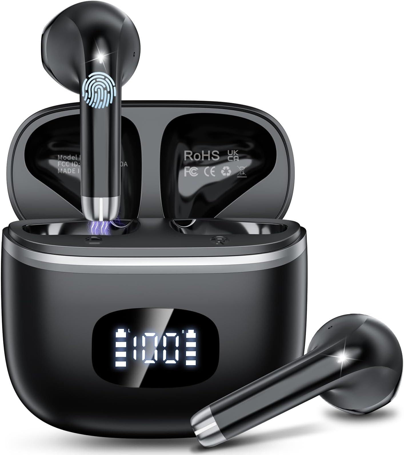 Amazon.com: Wireless Earbuds, Bluetooth Headphones 5.4 with ENC Noise ...