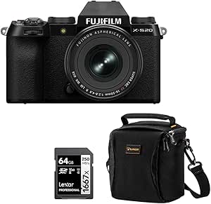 Amazon.com : Fujifilm X-S20 Mirrorless Camera with XF 16-50mm f/2.8-4.8 R LM WR Lens, Black ...