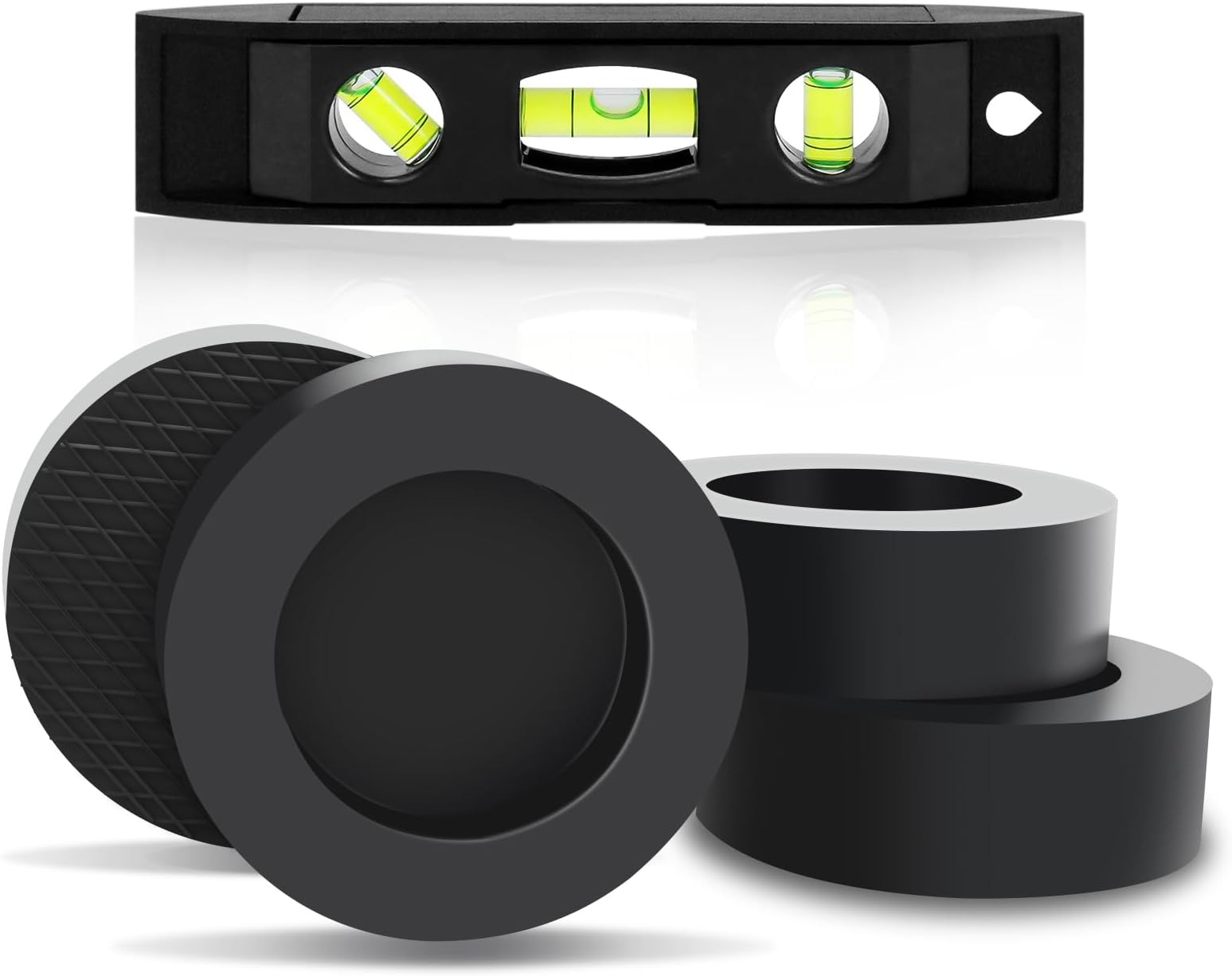 Amazon.com: STOP Vibration Pads (4 Pack) - Rubber Anti Vibration Pads ...