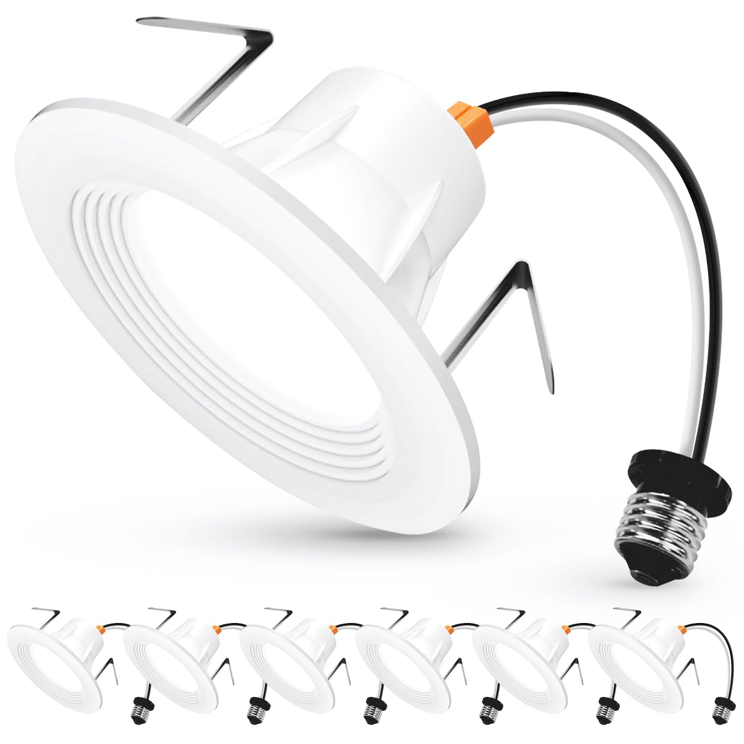 Snapklik.com : LEDONE 4 Inch LED Can Lights Retrofit Recessed Lighting