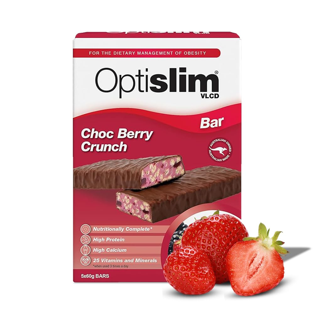 Optislim VLCD Meal Replacement Bar, High Pure Protein Bar, Low Carb ...