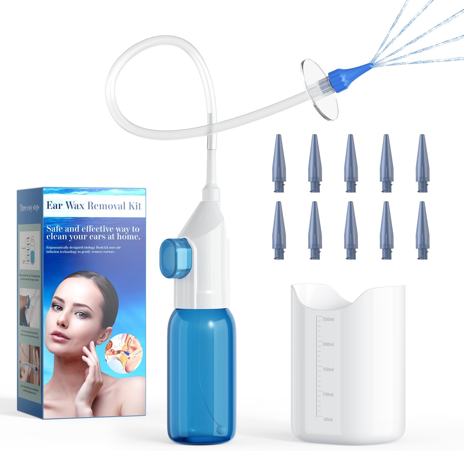 Amazon.com: Medi Grade Ear Wax Removal Kit with Ear Syringe and Olive ...