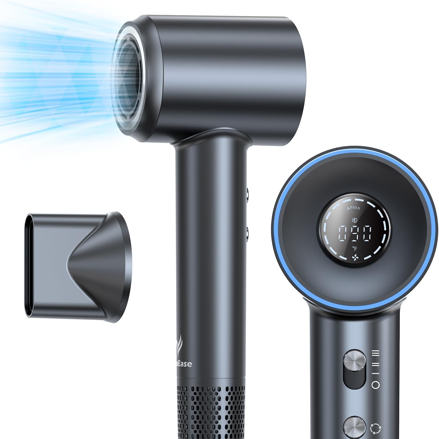 Amazon.com : VivaEase Ionic Hair Dryer - 150000 RPM Professional High ...