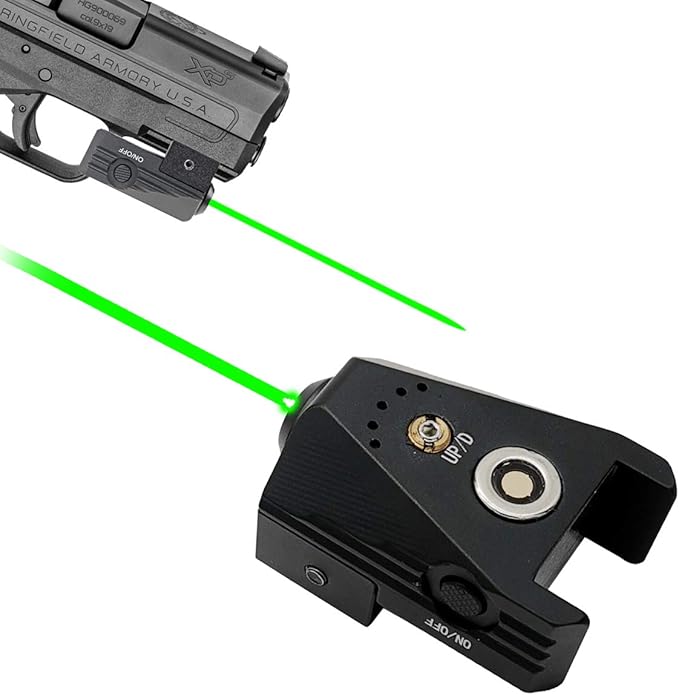 Amazon.com : Lasercross Magnetic Charging Laser Sight - Tactical Green ...