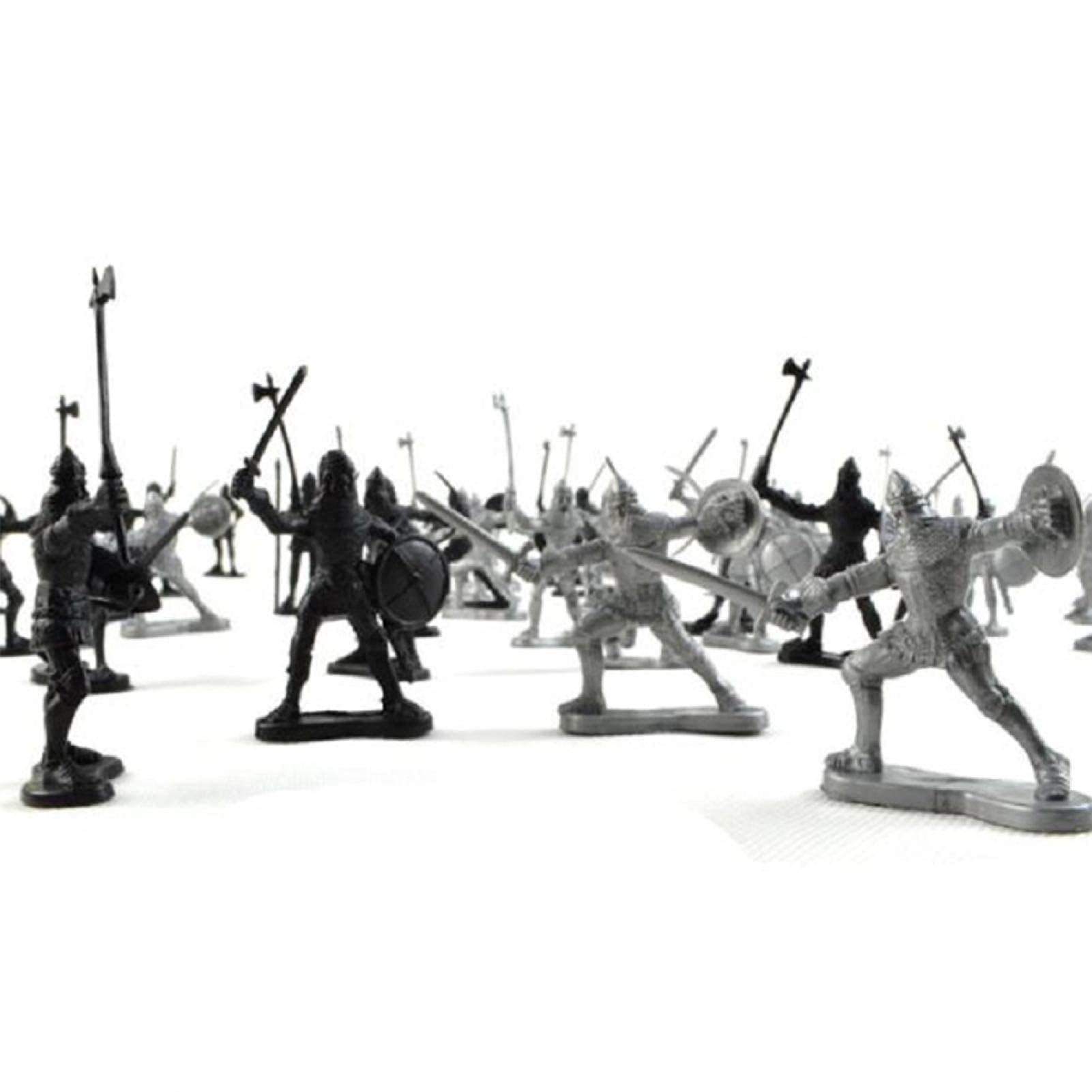 60pcs Set Ancient Soldier Model Static Military Soldier Model Mini ...