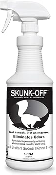 Amazon.com: Skunk Off Skunk Odor Eliminator Pet Spray (32oz) - Ready To ...