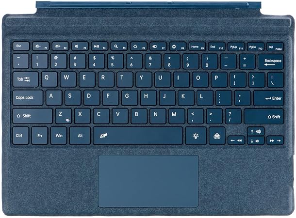 Surface Pro 7+ Type Cover, Ultra-Slim Bluetooth Keyboard Compatible for ...