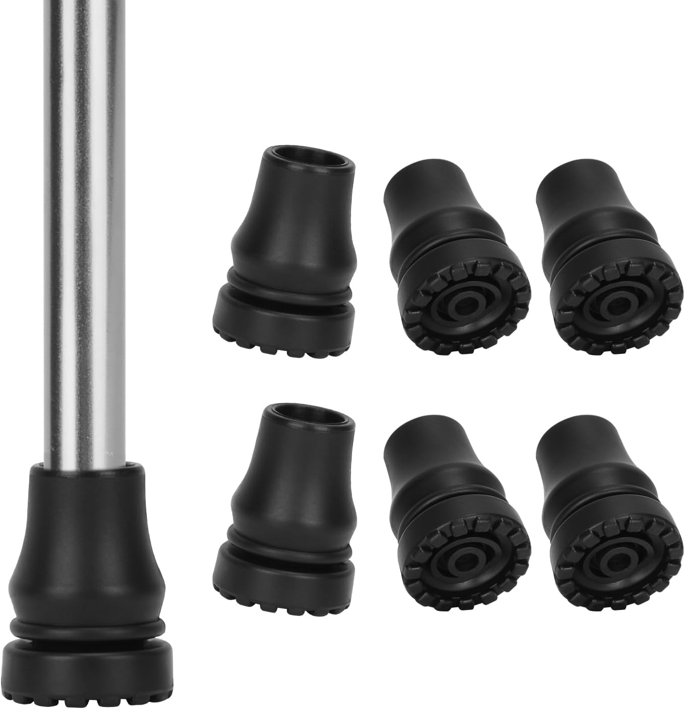 Amazon.com: supregear Cane Tip, 3/4 Inch Self Standing Heavy Duty ...
