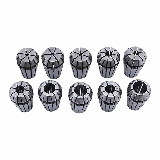 ER16 Spring Collet Set - 1-10mm Elastic Collet Chuck Set for CNC ...