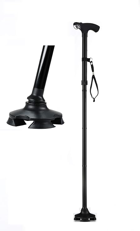 Self Standing Cane - with 4 Feet and Light - Hurry Before They are Gone ...