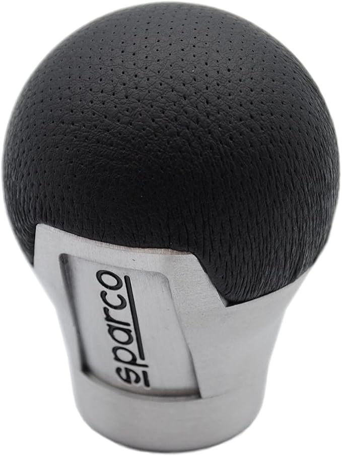 Sparco Manual Gear Shift Knob Roma Black/Grey Universal : Amazon.co.uk ...