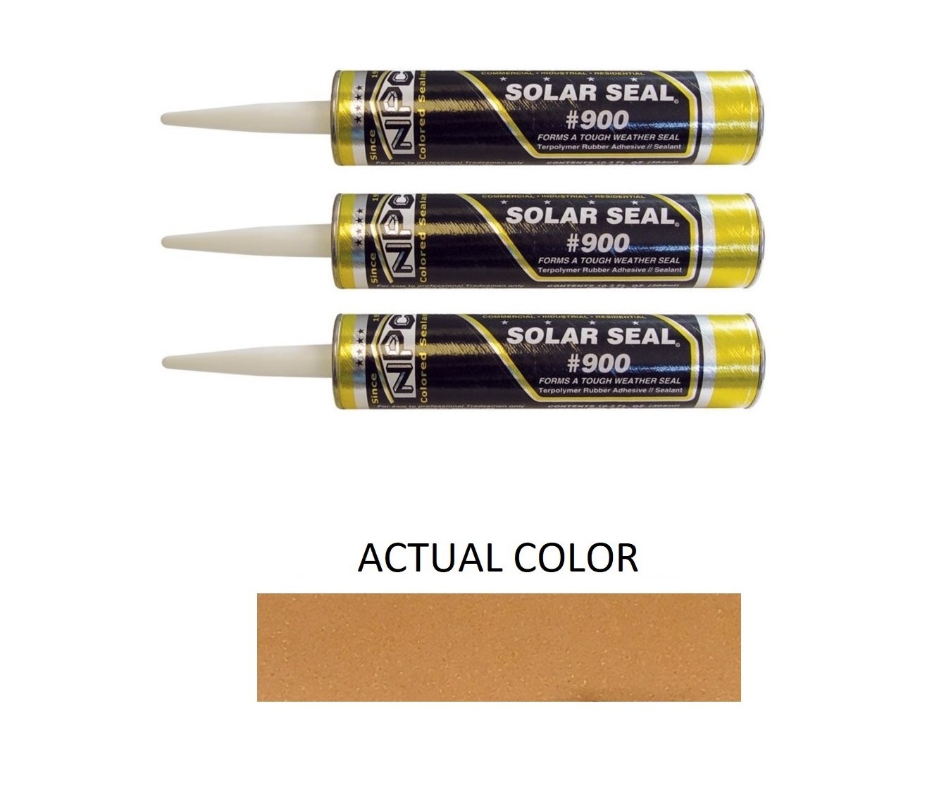 Buy NPC #900 Solar Seal 3 Pack - for Metal Roofing Flashing/Panels ...