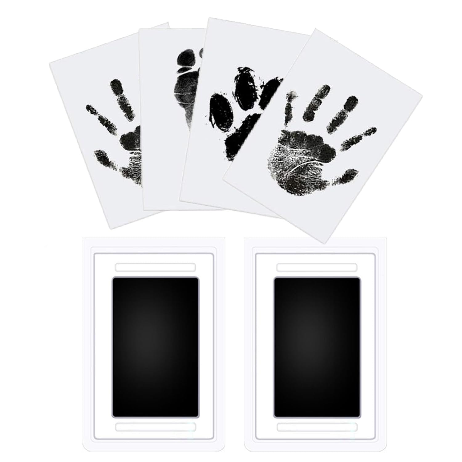 Baby Handprint and Footprint Set Baby Print Set 2 Pieces Baby Imprint ...