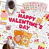4 Free Printable Valentine's Placemats for Table Fun