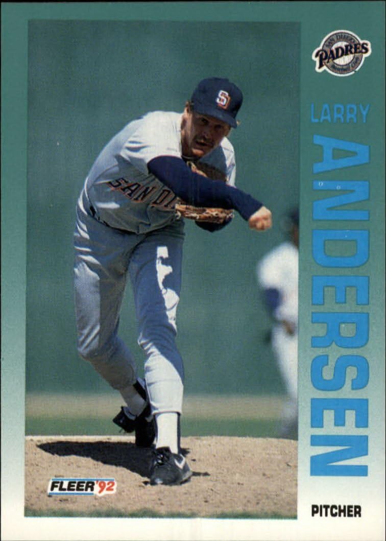 Amazon.com: 1992 Fleer Baseball Card #597 Larry Andersen : Collectibles ...