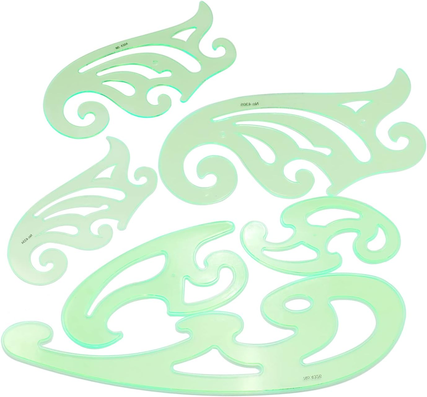 Koh-I-Noor 750068 French Curves Set of 3, 3 Count (Pack of 1) : Amazon ...