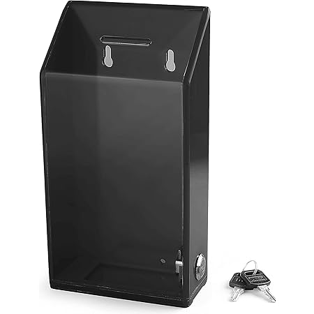 Amazon.com : My Charity Boxes - Acrylic Box - Donation Box - Collection ...