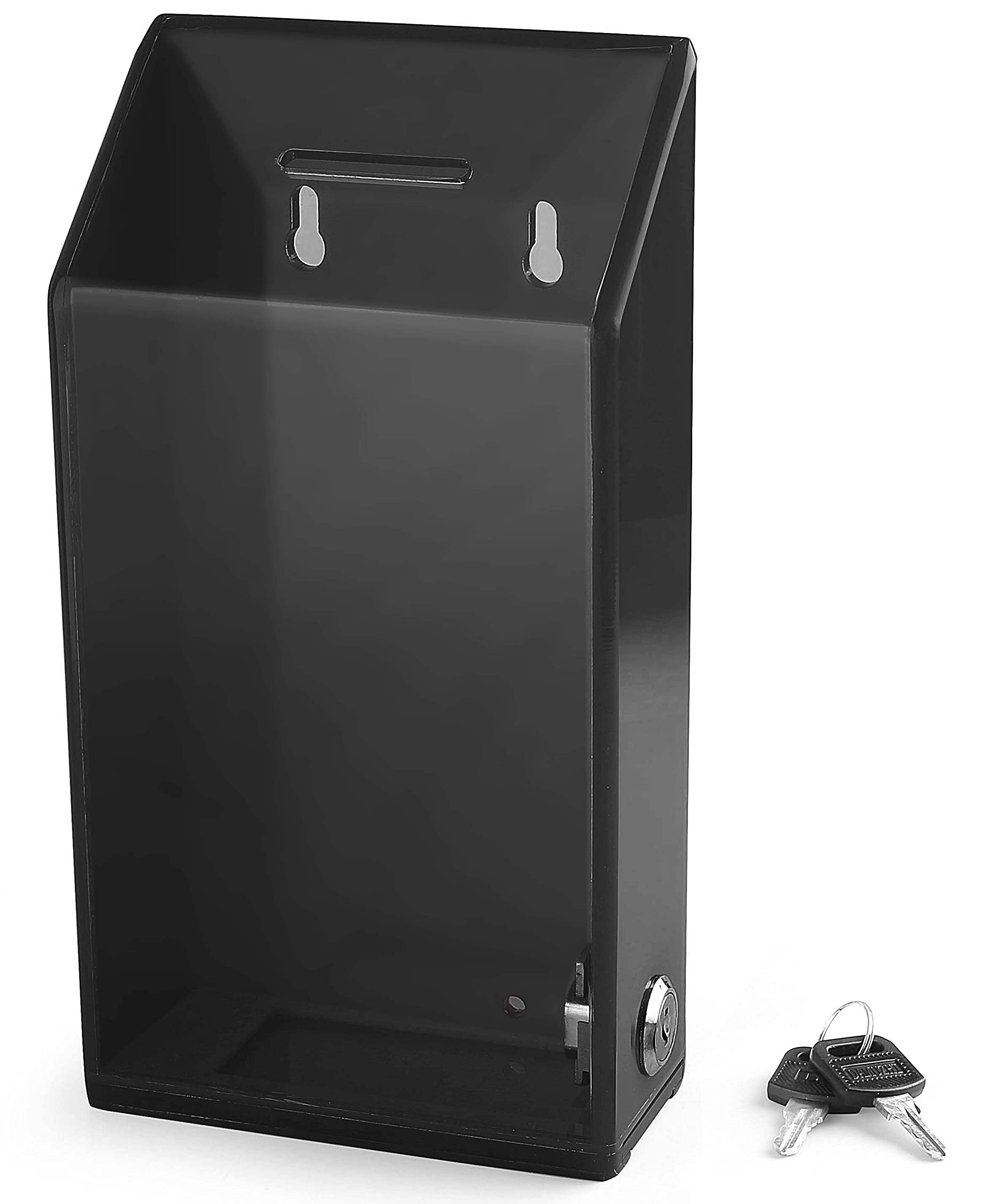 Amazon.com: Rectangular Acrylic Donation Suggestion collection Box Wall ...