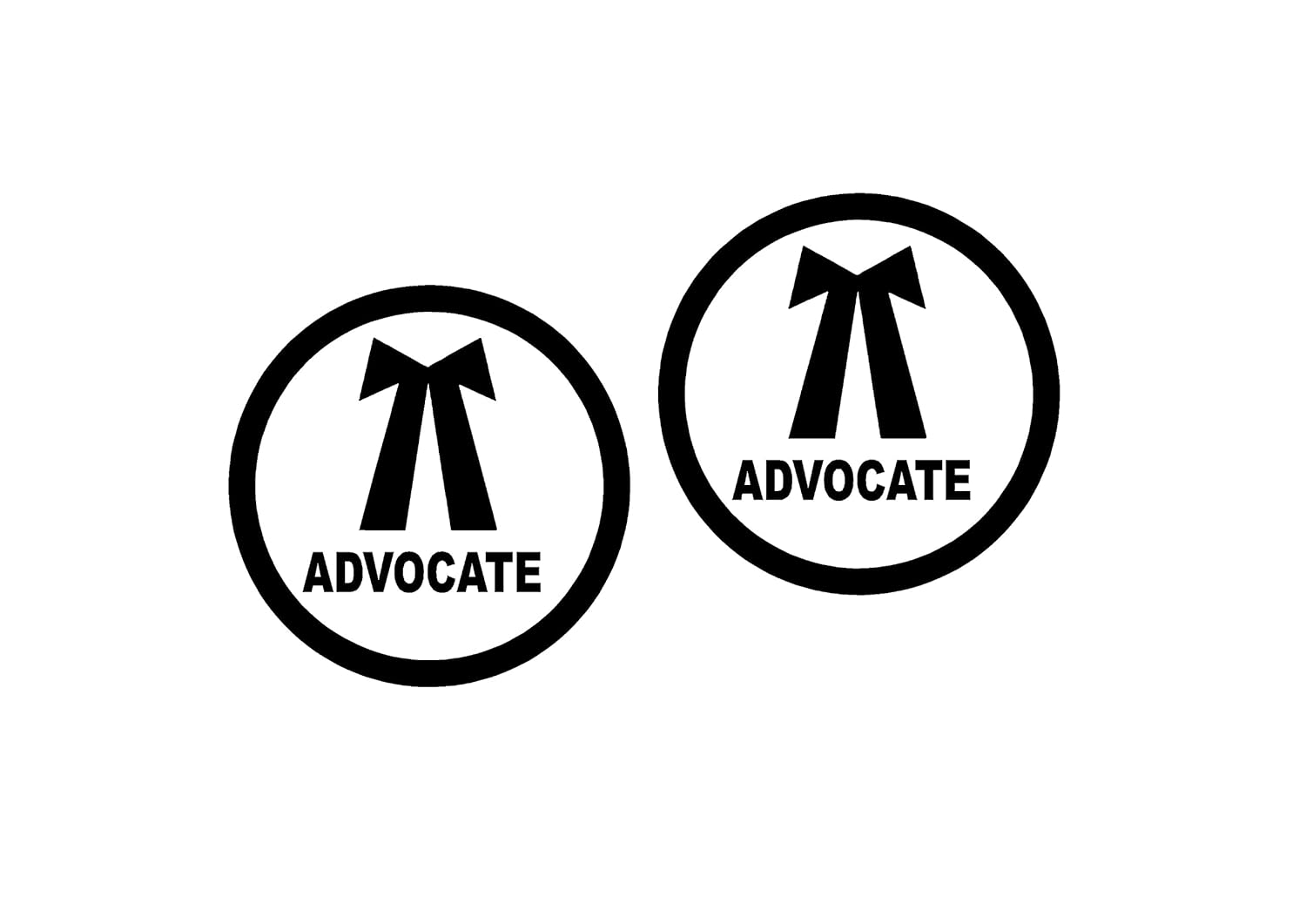 Advocate Sticker for car Sticker Car & Bike Sticker SobParbo SP251 ...