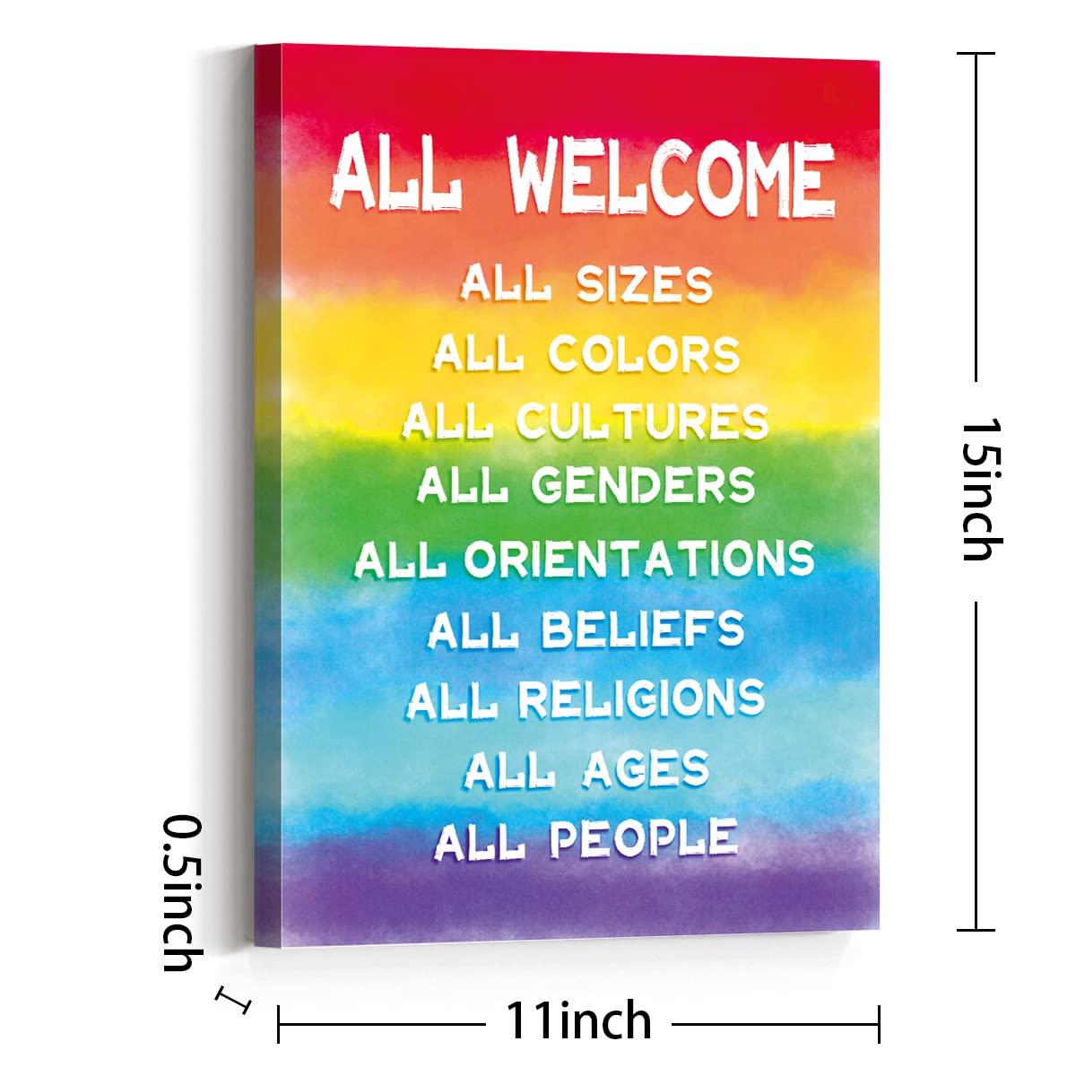 Snapklik.com : All Are Welcome Classroom Decor,Diversity Poster For ...