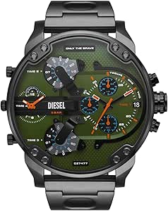 Amazon.com: Diesel Mr. Daddy 2.0 Stainless Steel Chronograph Men's ...