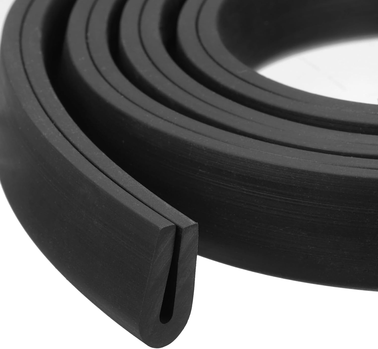 uxcell U Channel Edge Trim, 6.6ft Length Rubber Guard Seal Strip Edge ...