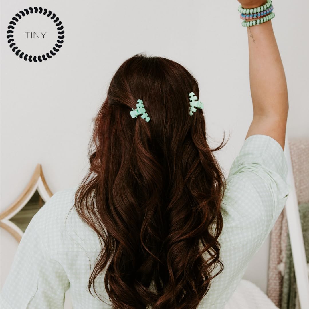 TELETIES – Pinza para el pelo diminuta – Colección Spring – Pinzas para ...