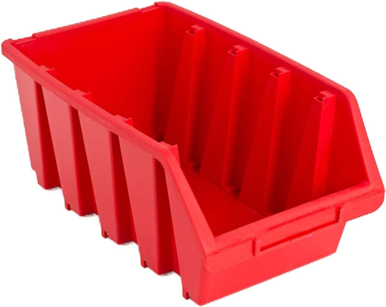 ADB Sichtlagerkasten Stapelbox Lagerbox Sichtbox Größe 2 Box rot ...