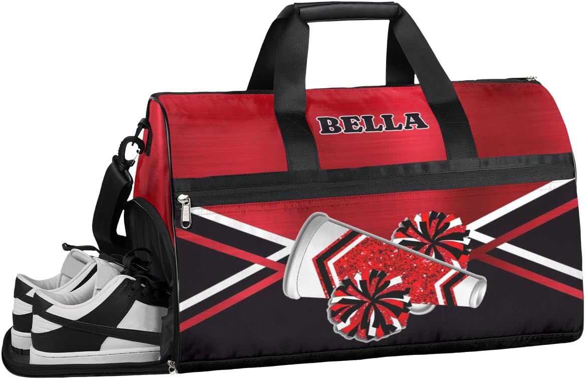 Amazon.com | Personalized Cheerleader Bag Dance Bag for Girl Woman ...