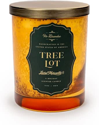 Amazon.com: Scent Library Tree Lot Candle, Fir Branches Scent, 11 oz ...