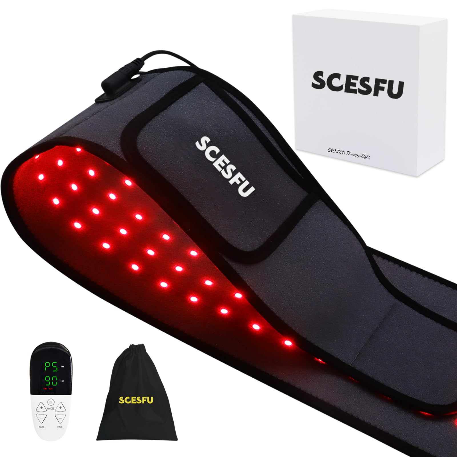 Red Light Therapy for Body,Red Light Therapy Belt 660nm 850nm,Upgraded ...